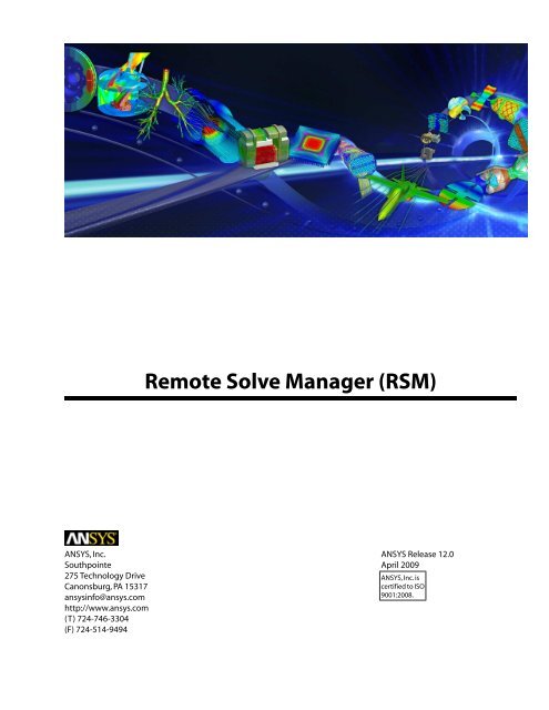 Remote Solve Manager (RSM) - Ansys