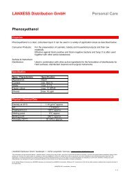 Vulkanox BHT solid - LANXESS Distribution GmbH