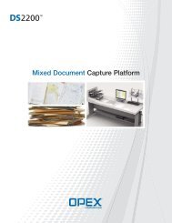 OPEX Model 72 Mail Extraction Desk with Milling Cutter