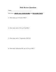 Ideal Gas Law Practice