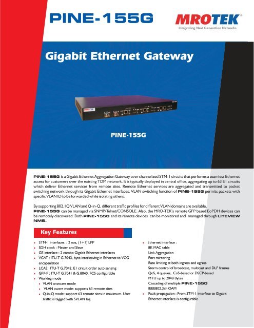 Data Sheet - MRO-TEK