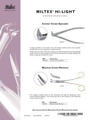 Dental Surgical inStrumentS ...the most popular ... - Integra Miltex