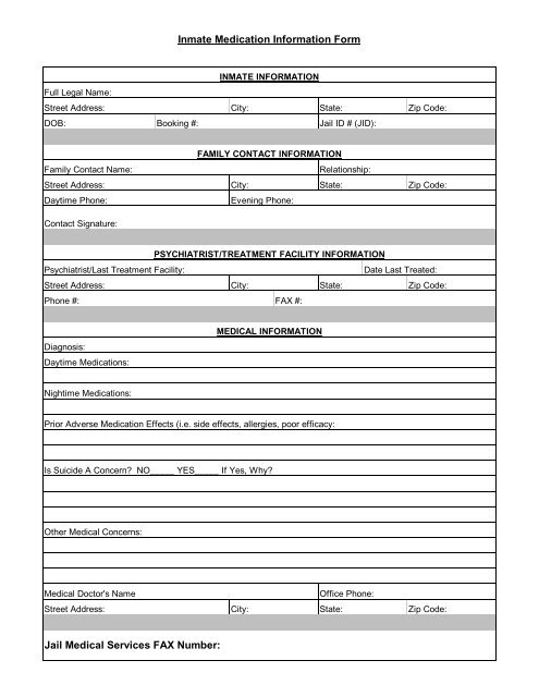 Jail Booking Form 10+ Innovative Booking And Registration Form