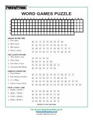 LETTERBOXES - PennyDellPuzzles