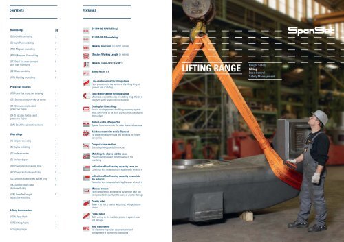 62380 Lifting range.indd - SpanSet UK Ltd