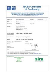 Installation Instructions For Cable Gland Type E1FX - CMP Products