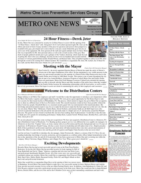 Dec 08, Issue2.pub - Metro One Loss Prevention Services Group