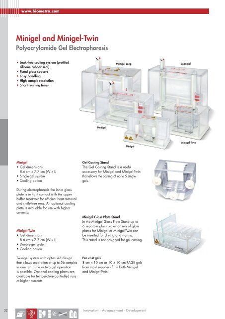 Mini Gel Multi Gel Maxigel Family User Manual - LABRepCo