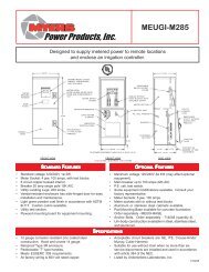 MEUG16-TS - Myers Power Products, Inc.