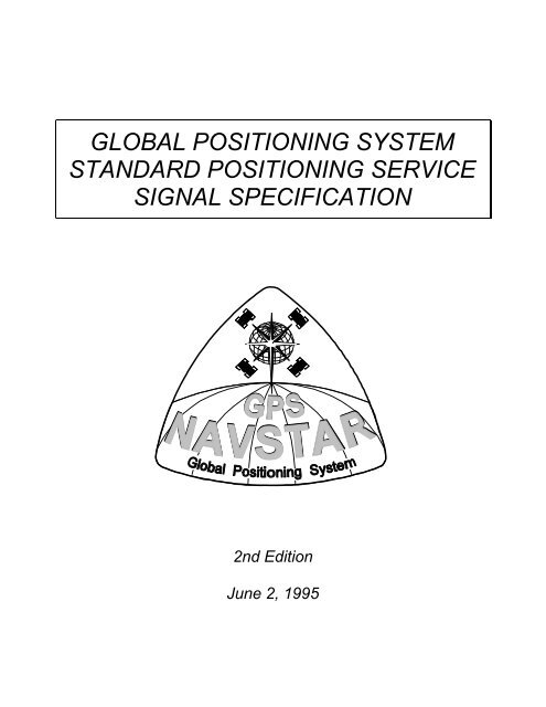 global positioning system standard positioning service ... - GPS.gov