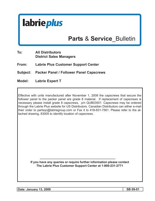 All Bulletin Template Labrie Plus