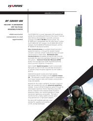 RF-5800H-MP Advanced HF/VHF Tactical Radio System - Harris ...