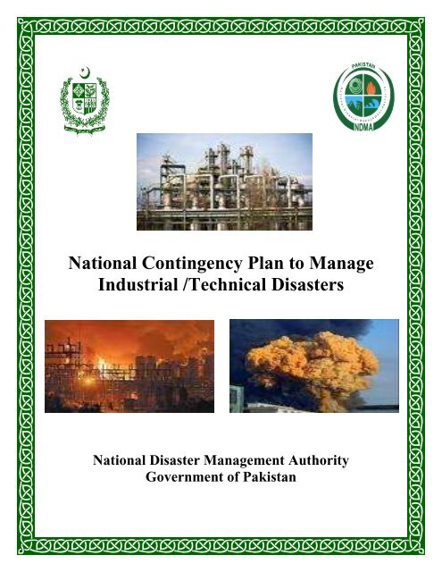 National Contingency Plan to Manage Industrial /Technical ... - NDMA