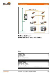 Technical data sheet BF230 - Belimo