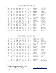 2 Timothy Word Search Puzzles - Woodbine Church of Christ