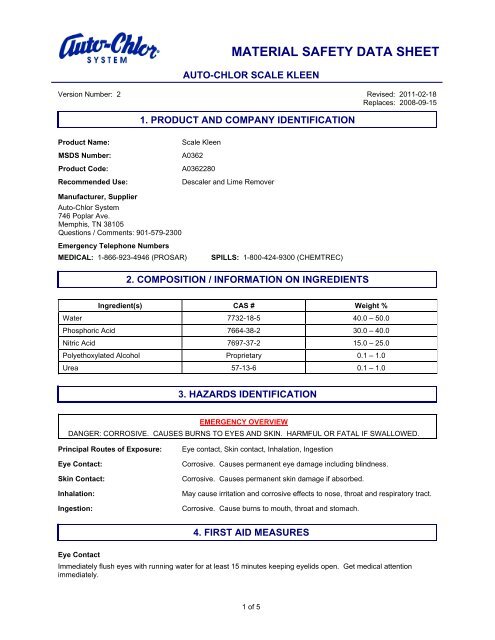 auto-chor scale kleen