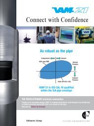 VAM® TOP HC Torque Table - VAM Services