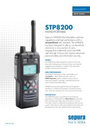 STP9000 Datasheet - Sepura