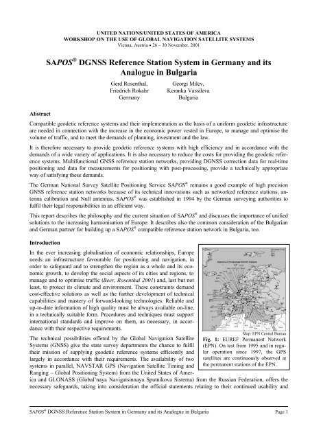 SAPOS DGNSS Reference Station System in Germany and its ...