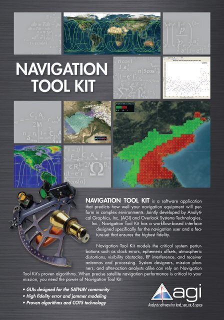Navigation Tool Kit - AGI