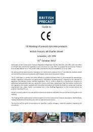cast concrete - British Precast