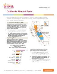Major California Almond Varieties - Almond Board of California