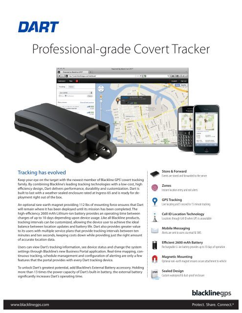 Professional-grade Covert Tracker - Blackline GPS