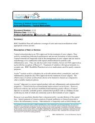 Vaccines - BMC HealthNet Plan