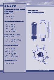 Voskhod 6N1P datasheet (2003) - Dr. Tube