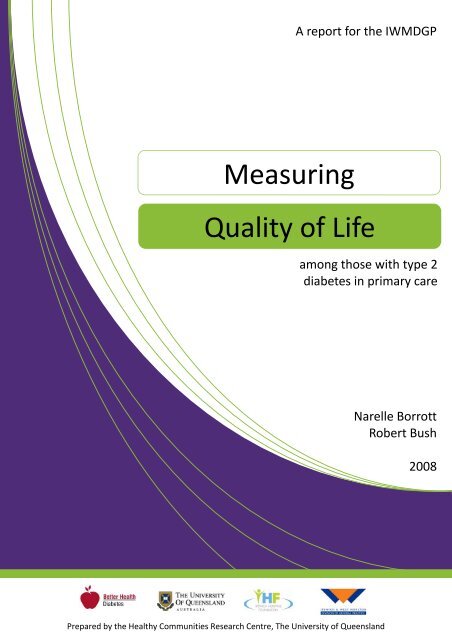 Measuring Quality of Life - University of Queensland