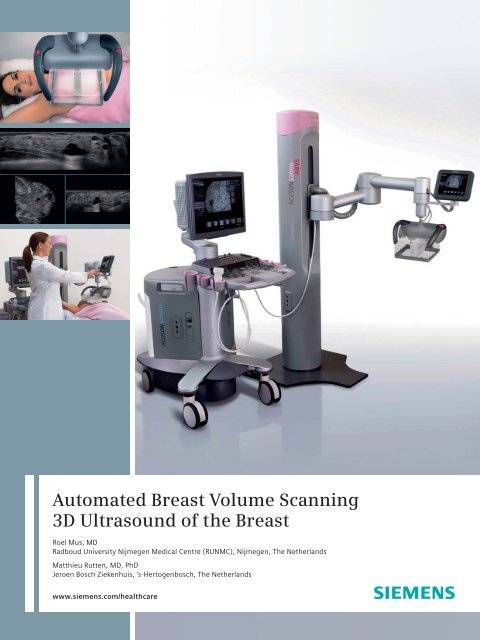 Automated Breast Volume Scanning 3D Ultrasound of the Breast