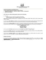 EXPLANATORY NOTES TO FORM 4A & Annex A - ICA