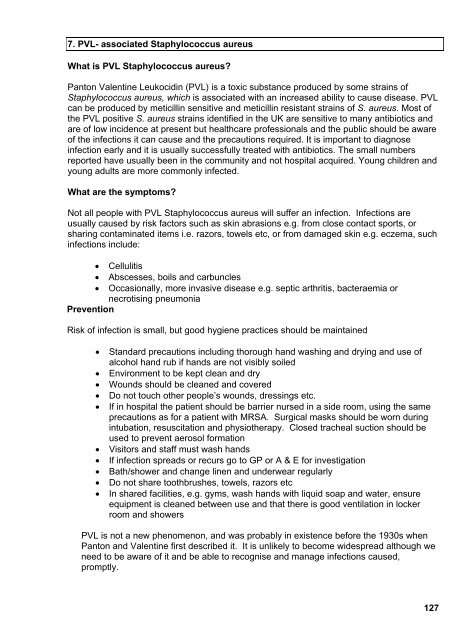 7. PVL- associated Staphy