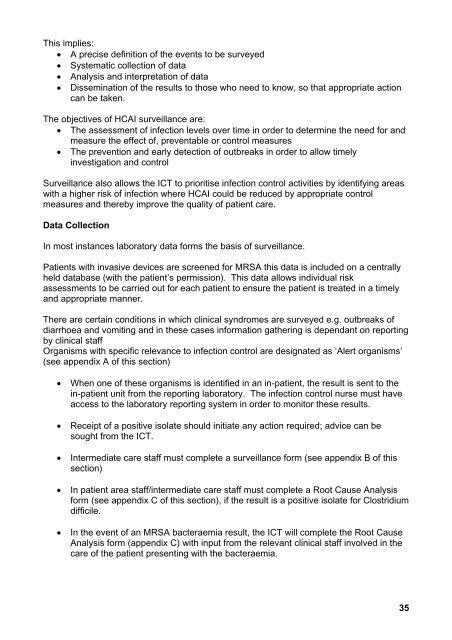 This implies:• A precis