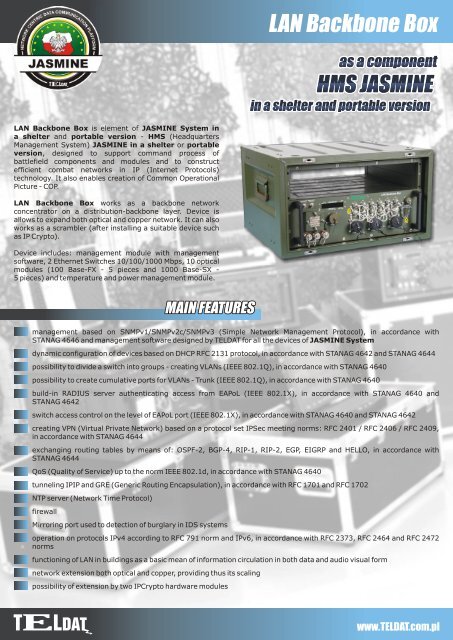 LAN Backbone Box - TELDAT