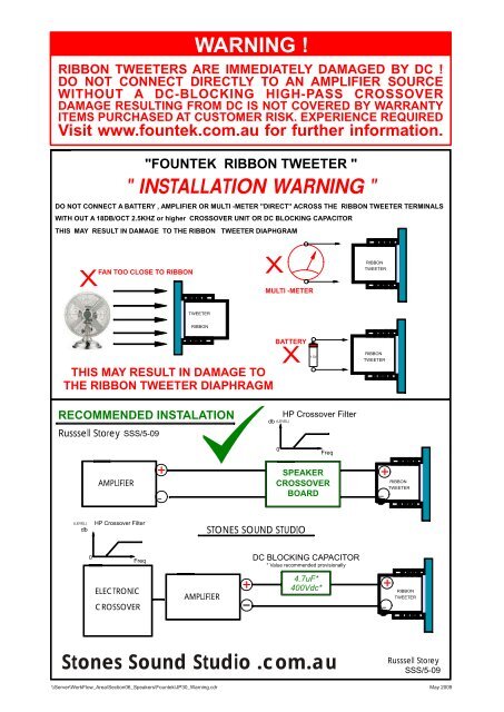 Adding An AMT Mini Tweeter Help With Wiring And Maybe Crossover ...