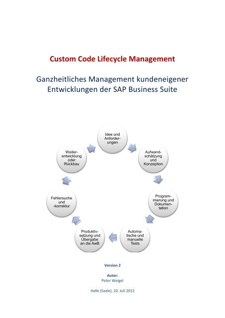 Aufwand - Custom Code Lifecycle Management + SAP Upgrade ...