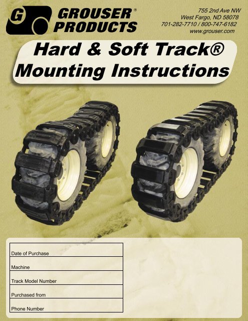 Hard & Soft Track Mounting Instructions.indd - Grouser Products