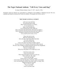 Lift Every Voice And Sing – “The Black National Anthem” is a song ...