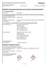Safety Data Sheet - Fischer