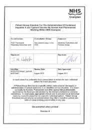 Covert Administration of Medication - NHS Grampian