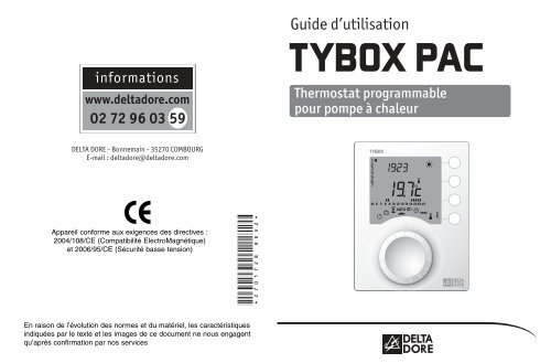 Thermostat Delta Dore Notice