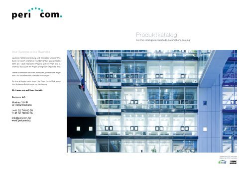 Produktkatalog - Pericom AG