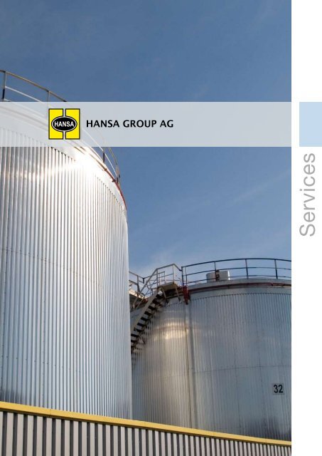 Broschüre Services/Dienstleistungen - Hansa Group AG