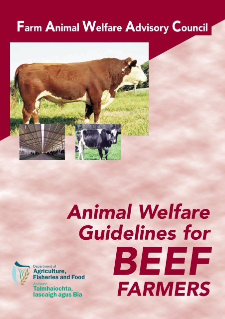 Revised Animal Welfare Guidelines for Beef Farmers 2008