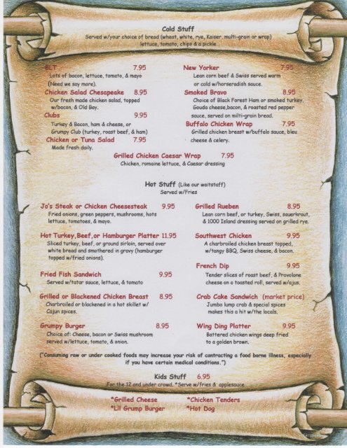 ^§LT 7.95 Lots of bacon,