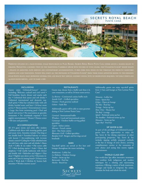 Secrets Royal Beach Punta Cana - AMResorts