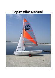 The Topaz Tres X Rigging Manual - Topper Sailboats