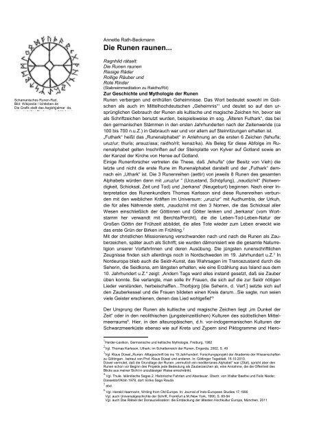 Die Runen raunen - Das Gode-Netzwerk