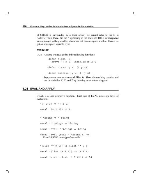 110 Common Lisp A
